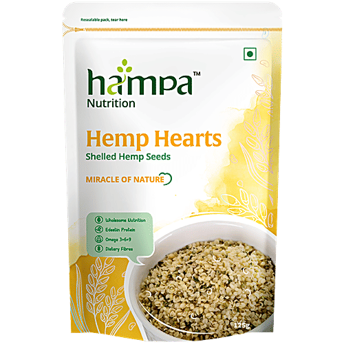 Buy Hampa Nutrition Hemp Hearts Shelled Hemp Seeds Online at Best Price ...