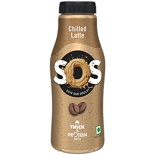 Buy SOS Chilled Latte Flavoured Milk Online at Best Price of Rs 50 ...