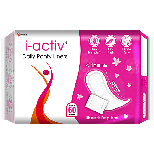 Buy i-activ Daily Disposable Panty Liners - For Women Online at Best ...