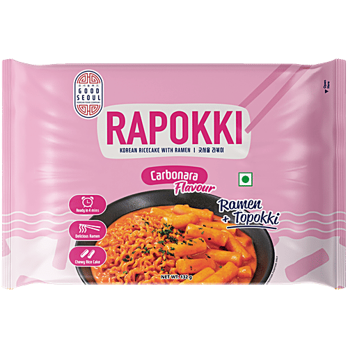 Buy Good Seoul Rapokki Carbonara Flavour Korean Ricecake With Ramen ...