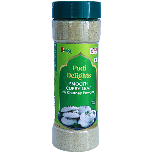 Buy Bveg Podi Delights Smooth Curry Leaf Idli Chutney Powder Online at ...