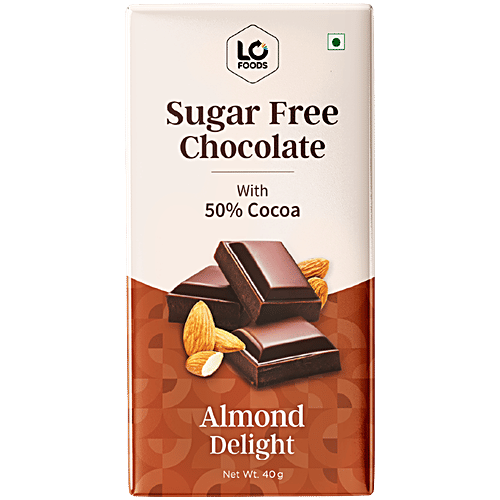 Buy Lo Foods Guilt Free Almond Delight Chocolate Online at Best Price ...