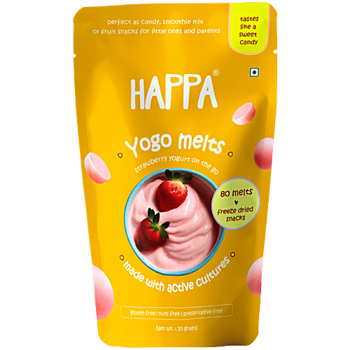 Buy Happa Yogo Strawberry Yoghurt Melts - Real Greek Yogurt Candy For ...