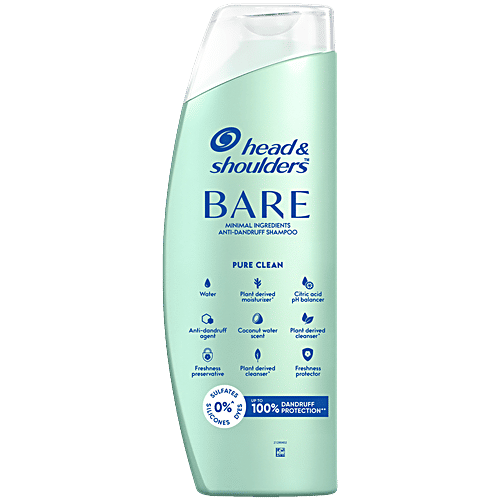 Buy Head & Shoulders Bare Pure Clean Shampoo Online at Best Price of Rs ...