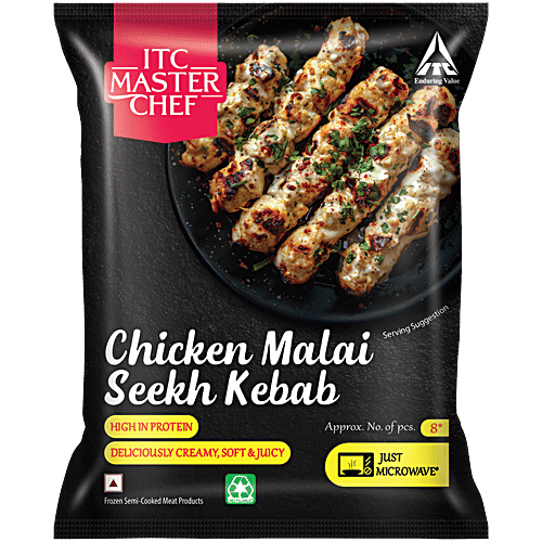 Buy ITC Master Chef Chicken Malai Seekh Kebab Online at Best Price of ...