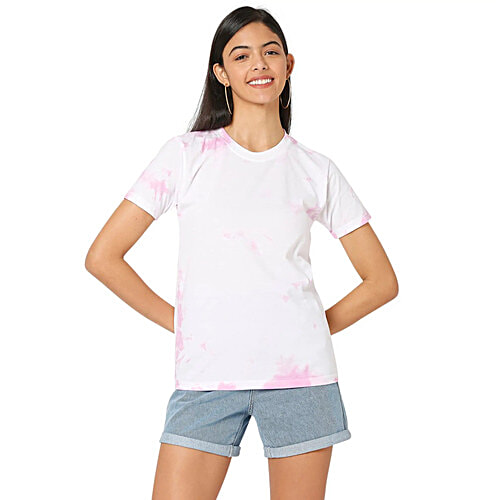 Buy Smarty Pants pink Tie - Dye T-Shirt Online at Best Price of Rs null ...