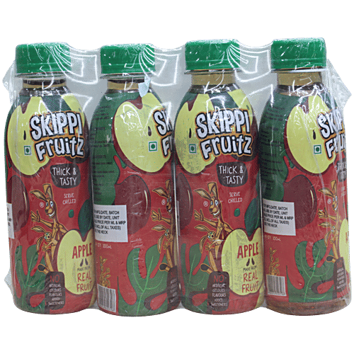 Buy Skippi Thick & Tasty Fruitz Apple Real Pulp Online at Best Price of ...