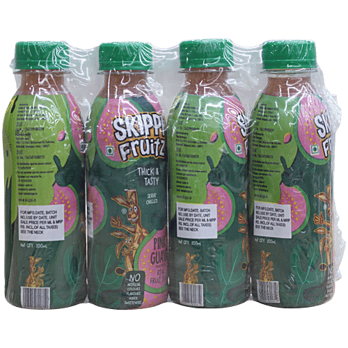 Buy Skippi Thick & Tasty Fruitz Pink Guava Real Pulp Online at Best ...