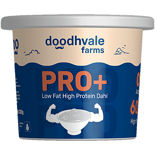 Buy Doodhvale Farms Pro+ Low Fat High Protein Dahi Online at Best Price ...