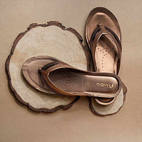 Buy Inblu BM09 Women's Casual Copper Brown Slippers Online at Best ...