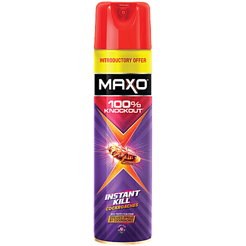 Buy Maxo Instant Cockroaches Kill Spray Online at Best Price of Rs 155 ...