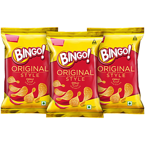Buy Bingo! Original Style Chilli Sprinkled Potato Chips Online at Best ...