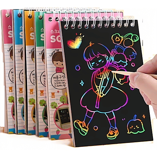 Buy Sillyme Magical Scratch Book Return Gift For Kids Online at Best ...