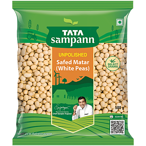 Buy Tata Sampann Unpolished Safed Matar/White Peas Online at Best Price ...