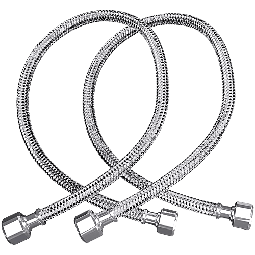 Buy Lifelong 304 Stainless Steel Connection Pipe For Cold & Hot Water ...