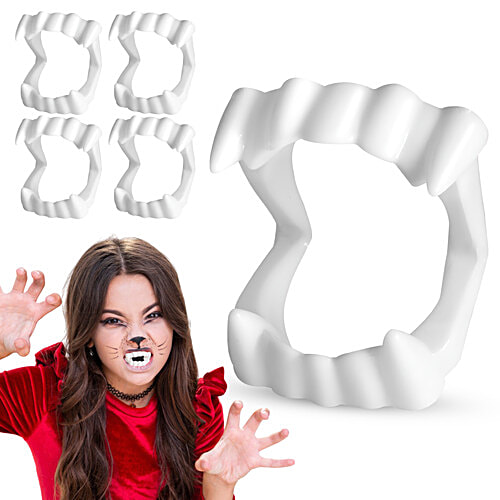 Buy Toyshine Vampire Dracula Fangs - Monster Halloween Cosplay Prop For ...