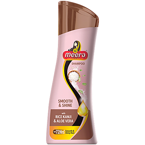Buy Meera Smooth & Shine Shampoo With Rice Kanji & Aloe Vera Online at ...