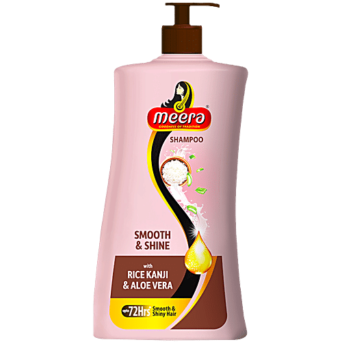 Buy Meera Smooth & Shine Shampoo With Rice Kanji & Aloe Vera Online at ...