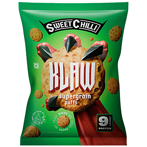 Buy Klaw Sweet Chilli Supergrain Puffs Online at Best Price of Rs 44.65 ...