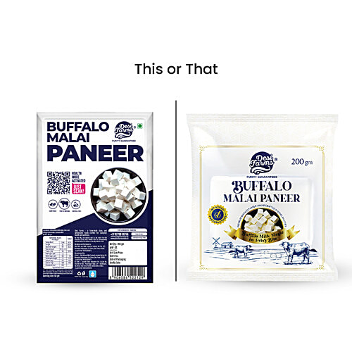 Buy Desi Farms Buffalo Malai Paneer Online at Best Price of Rs 124 ...