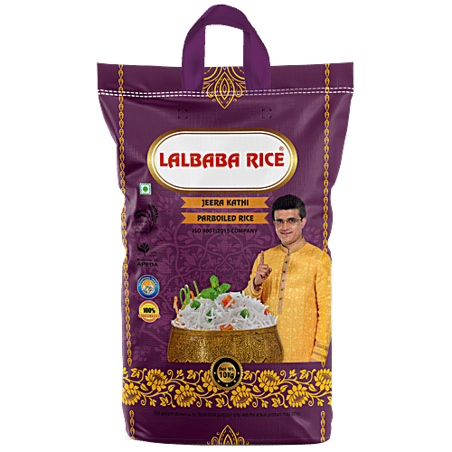 Buy Lalbaba Rice Jeerakathi Parboiled Rice Online at Best Price of Rs ...