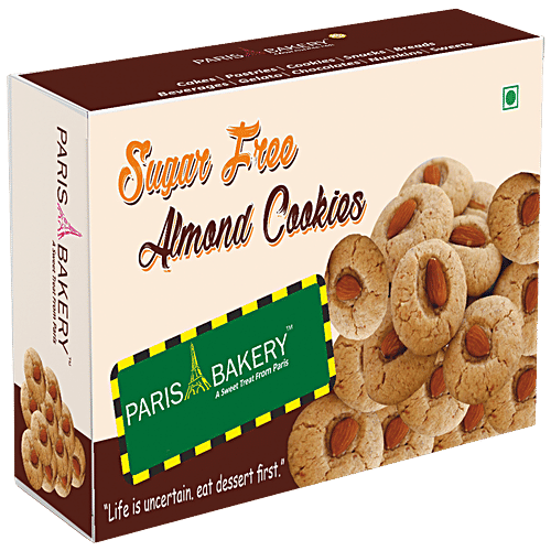 Buy Paris Bakery Sugar Free Almond Cookies Online at Best Price of Rs ...