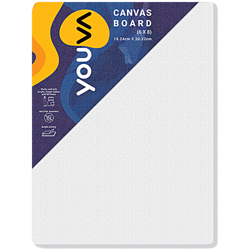 Buy Youva Rectangle Canvas Board - 15.24 x 20.32 cm Online at Best ...