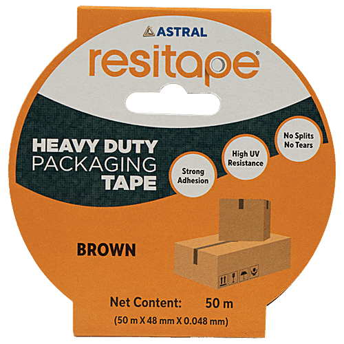 Buy Astral Resitape Heavy Packaging Tape - Brown, 50 m Online at Best ...