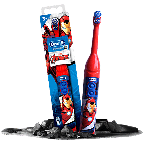 Buy Oral-B Marvel Avengers Iron Man Battery Powered Kids Electric ...