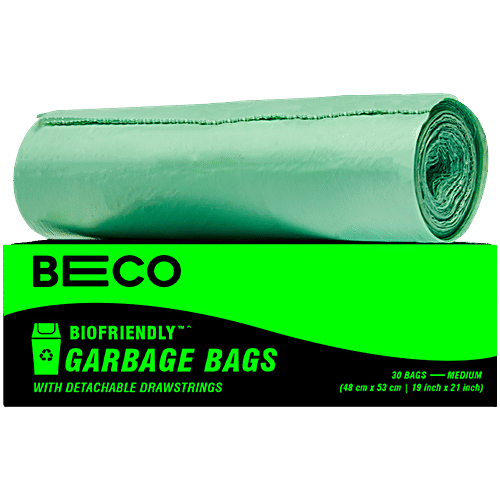 Buy Beco Biofriendly Garbage Bags - Medium Online at Best Price of Rs ...