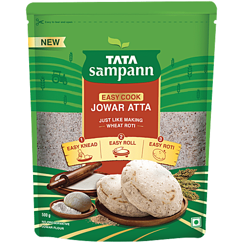 Buy Tata Sampann Easy Cook Jowar Atta Online at Best Price of Rs 66.6 ...