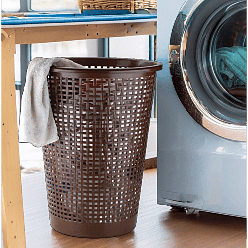 Buy Joyo Cane Laundry Basket Without Lid - Brown Online at Best Price ...