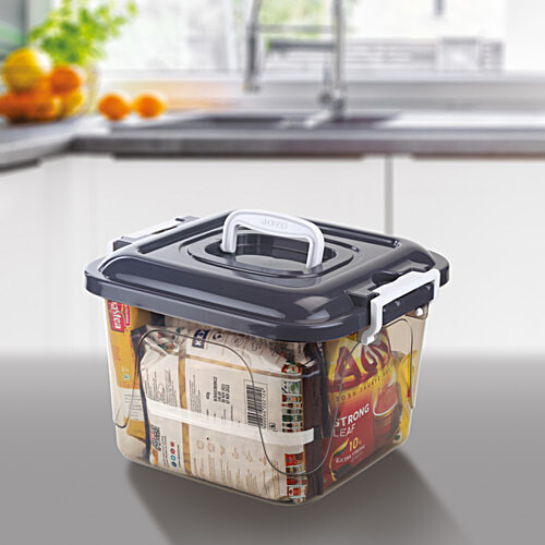 Buy Joyo Kitchen King Storage Container With Handle & Lock - Grey ...