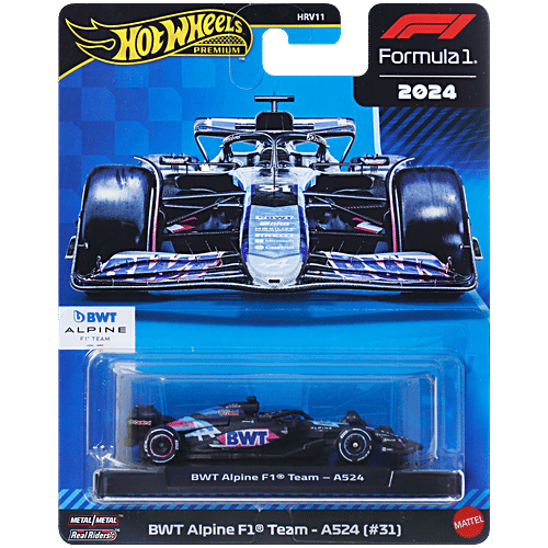 Buy Hot wheels Premium BWT Alpine Die-Cast Formula 1 A524 Collectable ...
