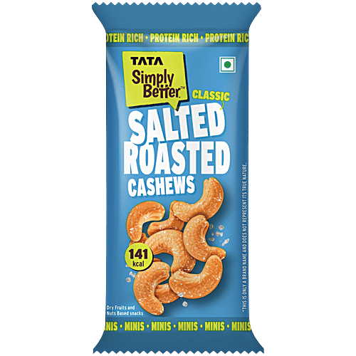 Buy Tata Simply Better Classic Salted Roasted Cashews Online at Best ...