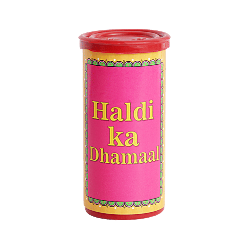 Buy Oye Happy Reusable Haldi Bomb, Yellow Colour, Traditional Haldi ...