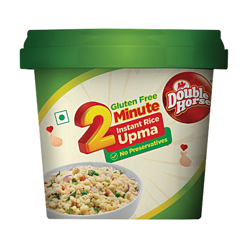 Buy Double Horse Gluten Free 2 Minute Instant Rice Upma Online at Best ...