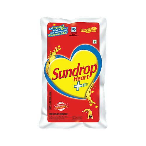 Buy Sundrop Heart+ Rice Bran & Corn Oil Online at Best Price of Rs 149 ...