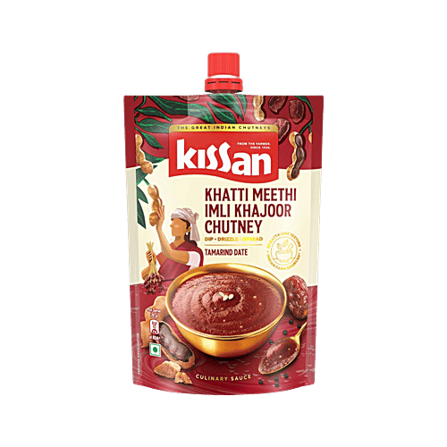 Buy Kissan Khatti Meethi Imli Khajoor Chutney - Tamarind Date Online at ...
