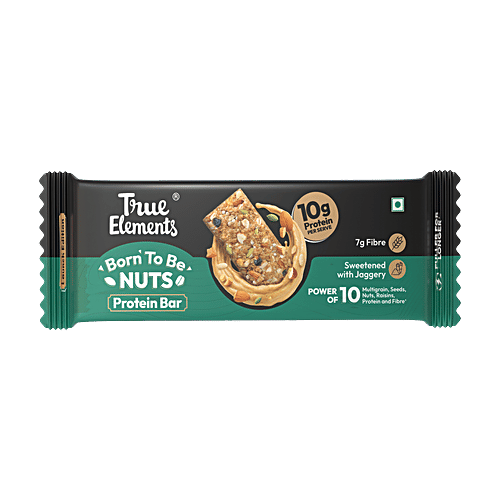 Buy True Elements Born To Be Nuts Protein Bar Online at Best Price of ...