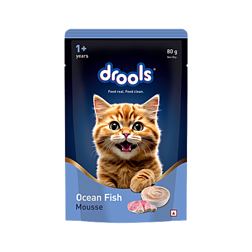 Buy Drools Ocean Fish Mousse Adult Cat Wet Food Online at Best Price of ...