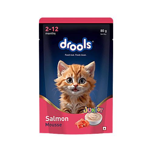 Buy Drools Salmon Mousse Kitten Wet Food Online at Best Price of Rs 40 ...
