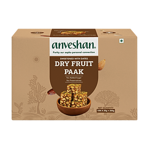 Buy Anveshan Sweetened With Dates Dry Fruit Paak Online at Best Price ...