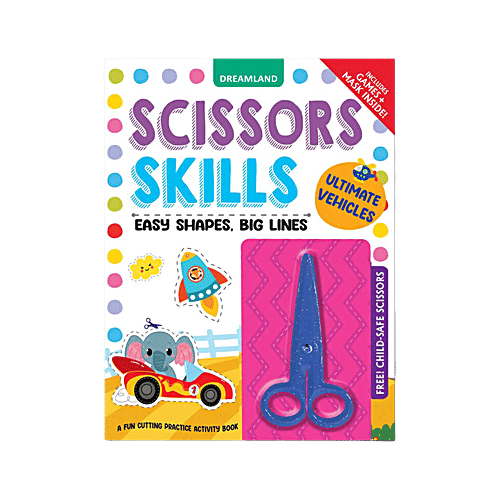 Buy Dreamland Scissors Skills & Ultimate Vehicles Activity Book Online ...