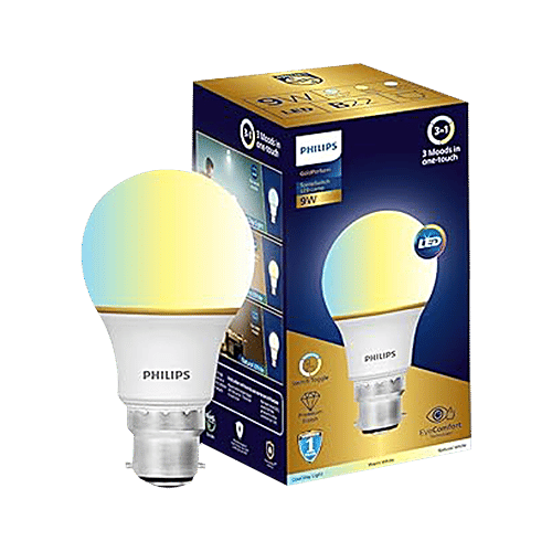 Buy Philips Gold Perform Scene Switch 9W LED Bulb - B22 Online at Best ...