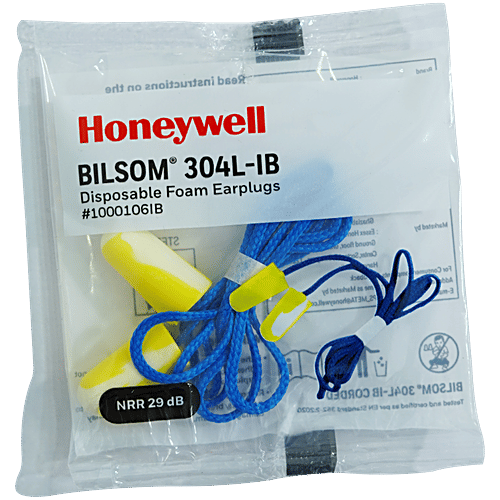 Buy Honeywell Bilsom 304L-IB Disposable Foam Earplugs Online at Best ...