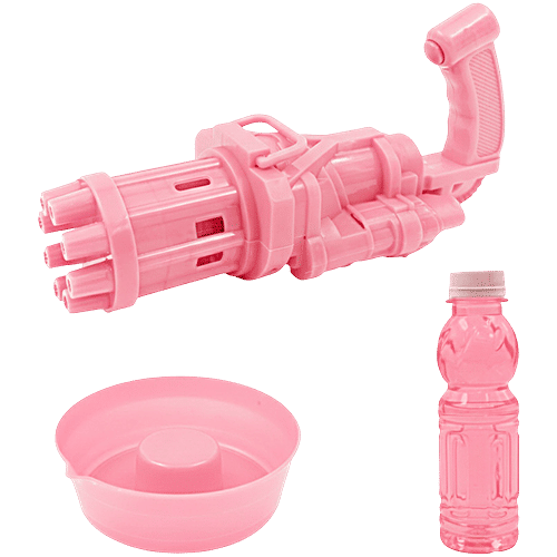 Buy KV Toys Pretty Princess Bubble Gun With Liquid For 4+ Years - Pink ...