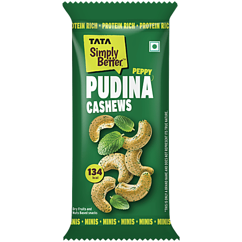 Buy Tata Simply Better Peppy Pudina Cashews Online at Best Price of Rs ...