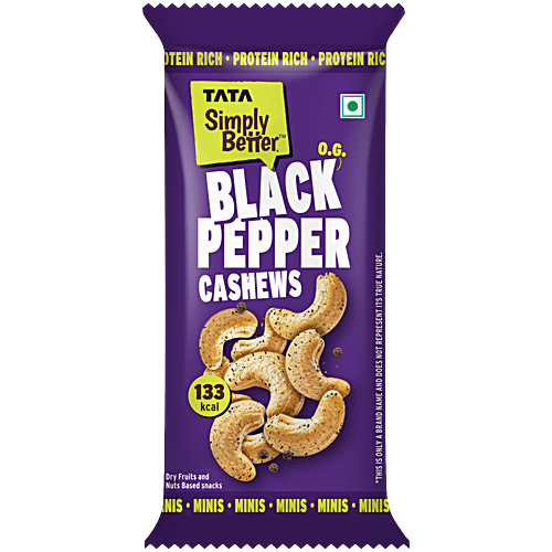 Buy Tata Simply Better O.G. Black Pepper Cashews Online at Best Price ...