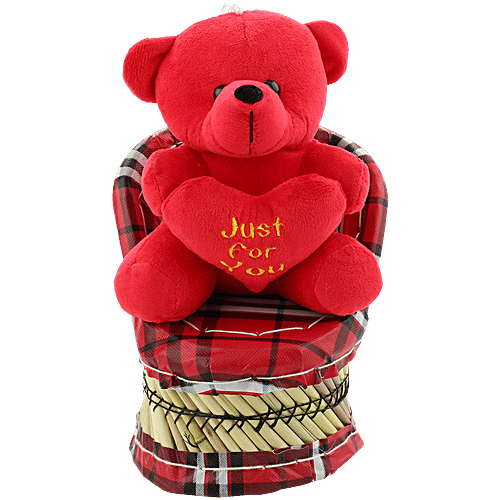 Buy Just Bear Mudha Heart Teddy Soft Toy Online at Best Price of Rs 799 ...